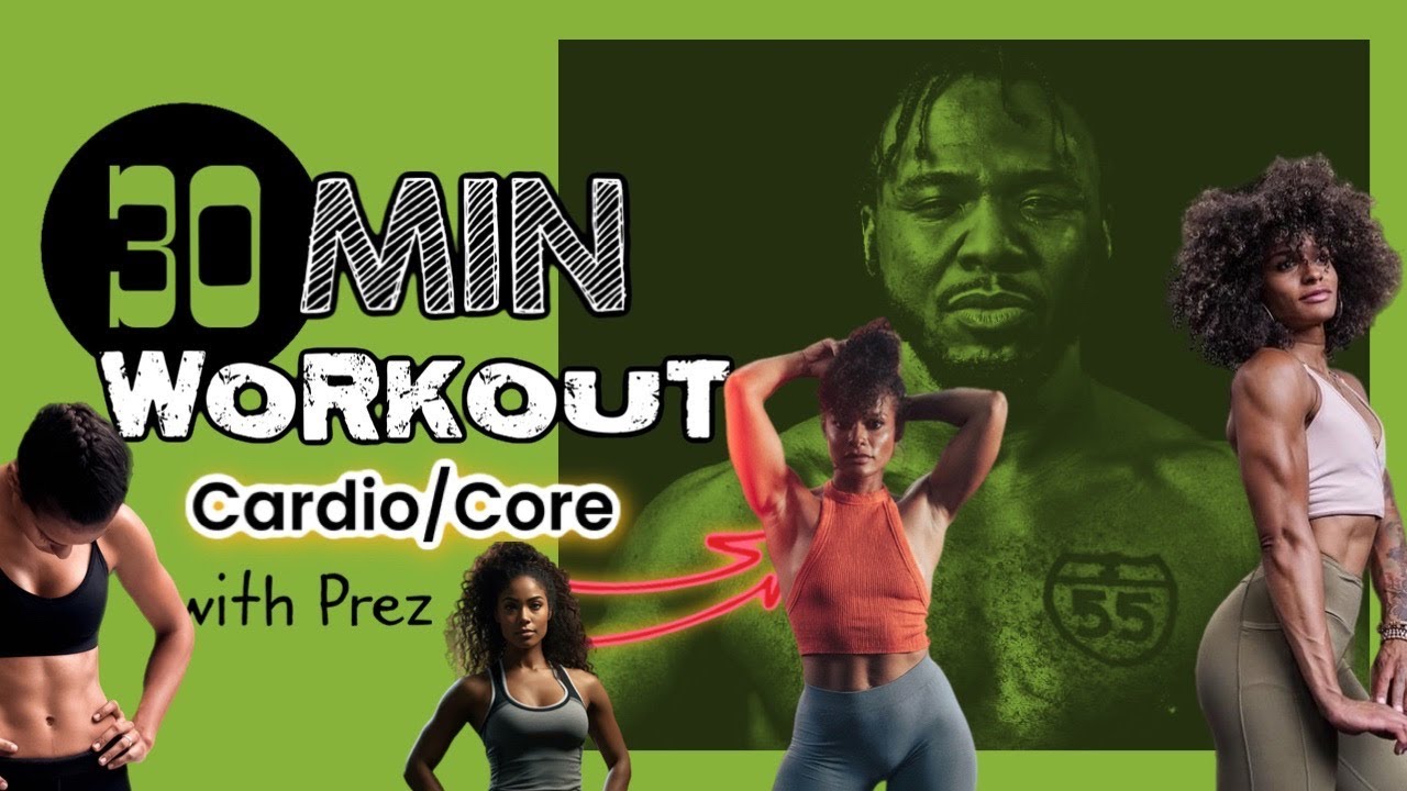 30min Cardio/ Core - YouTube
