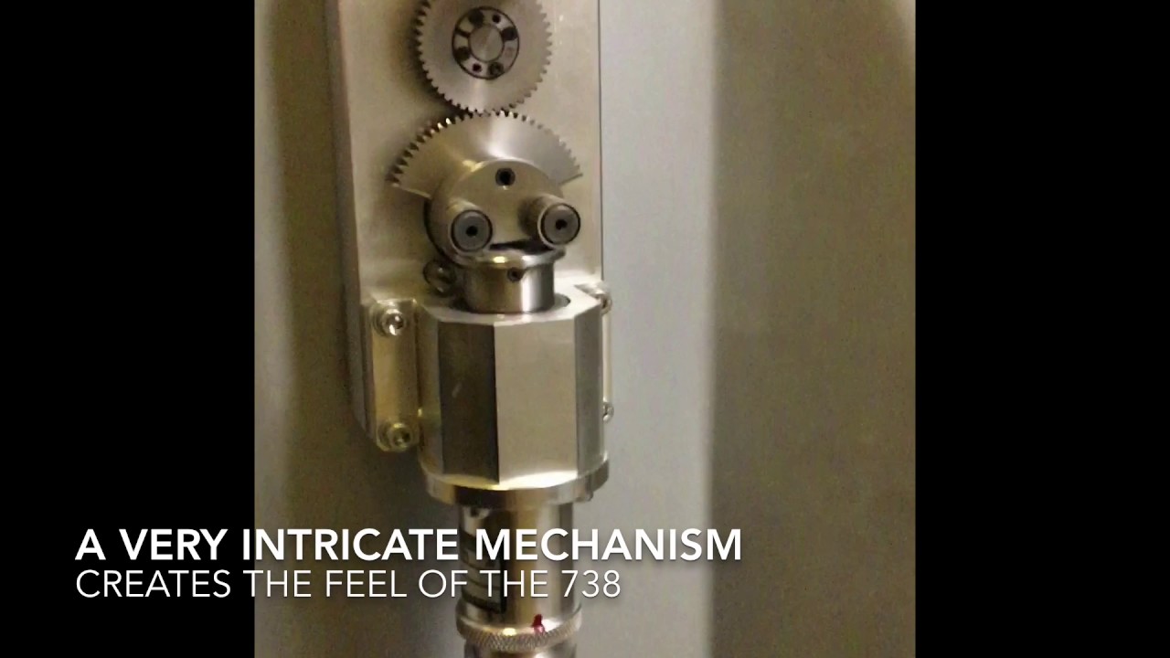 FSC 737 steering tiller installation - YouTube