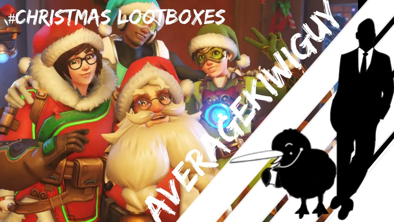 Unboxing 75 Christmas Lootboxes Overwatch - YouTube
