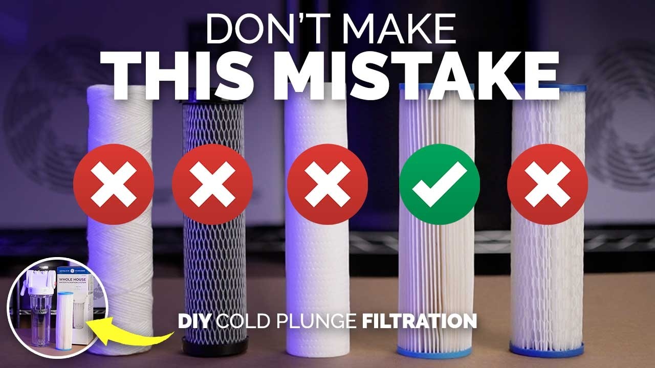 Filtration 101: The BEST Filter Setup for Your DIY Cold Plunge - YouTube