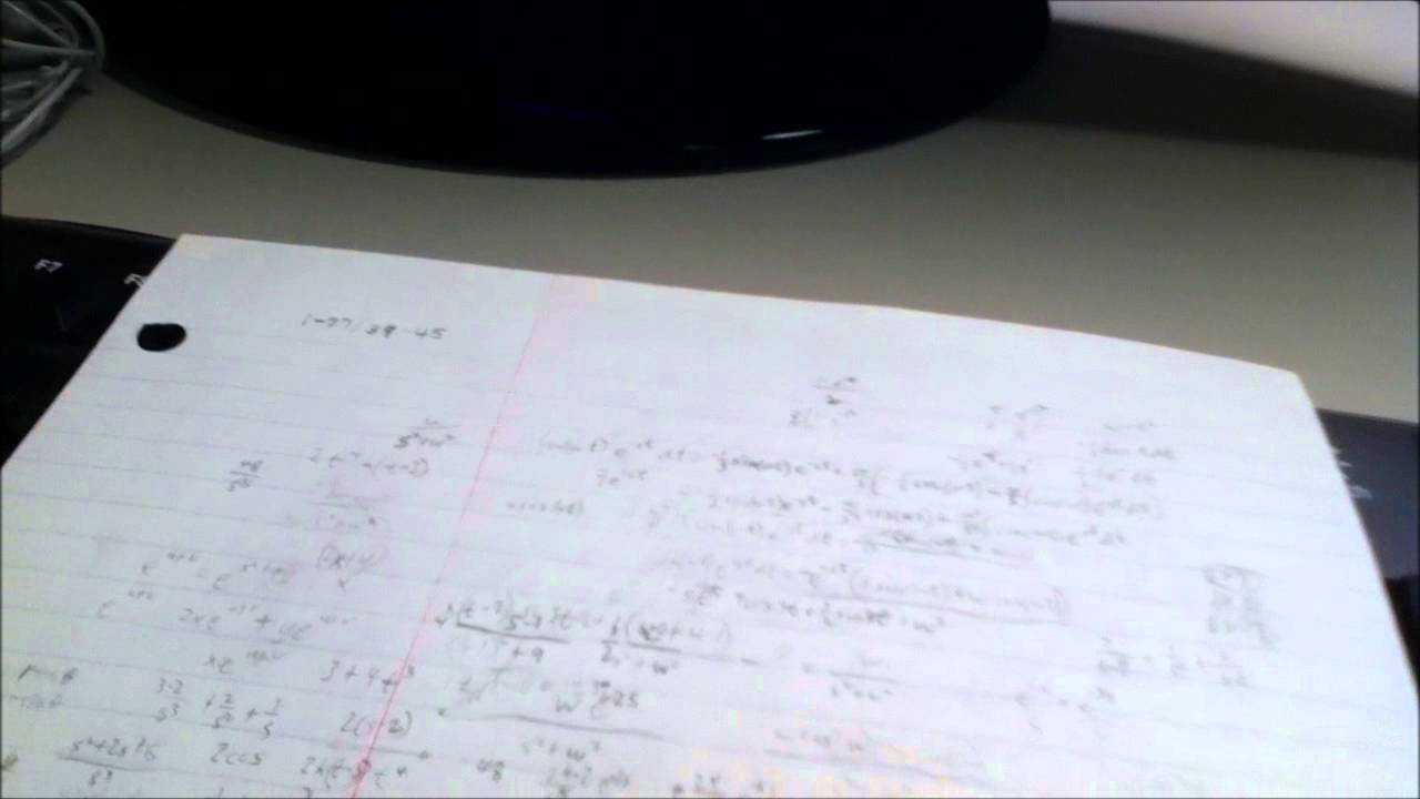 Just a Short Video of my Math Notes - YouTube