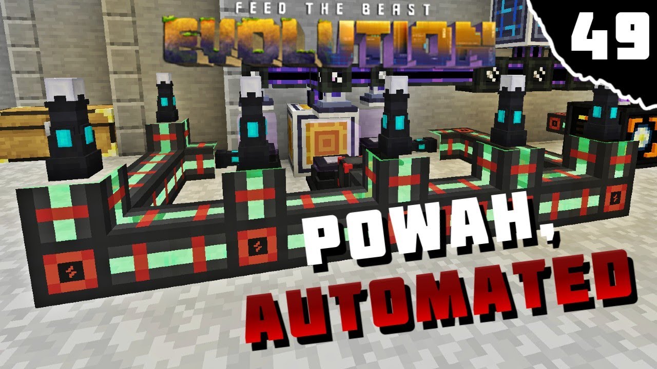 FTB Evolution: Using AE2 to AUTOMATE Powah Mod - Episode 49 - YouTube