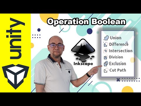 Inkscape Boolean Opération : Union Différence Intersection Exclusion ...