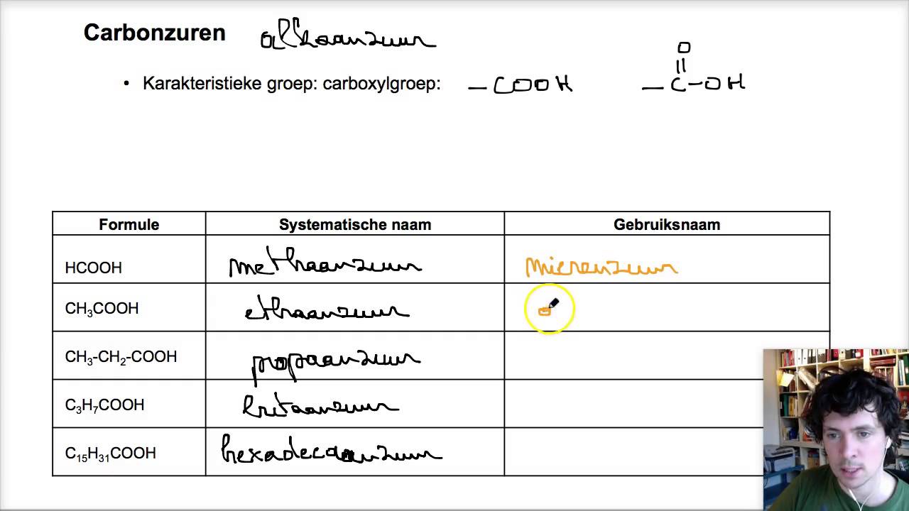 M2H3V3 naamgeving deel 2: aldehyden, ketonen, carbonzuren, esters ...