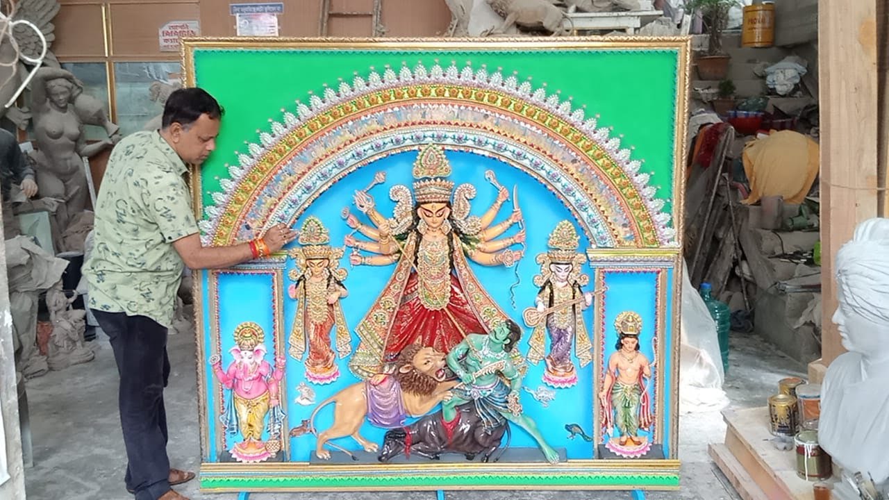 NATIONAL AWARDEE ARTIST SUBIR PAL'S CREATION/MAA DURGA 2022/DURGA PUJA ...