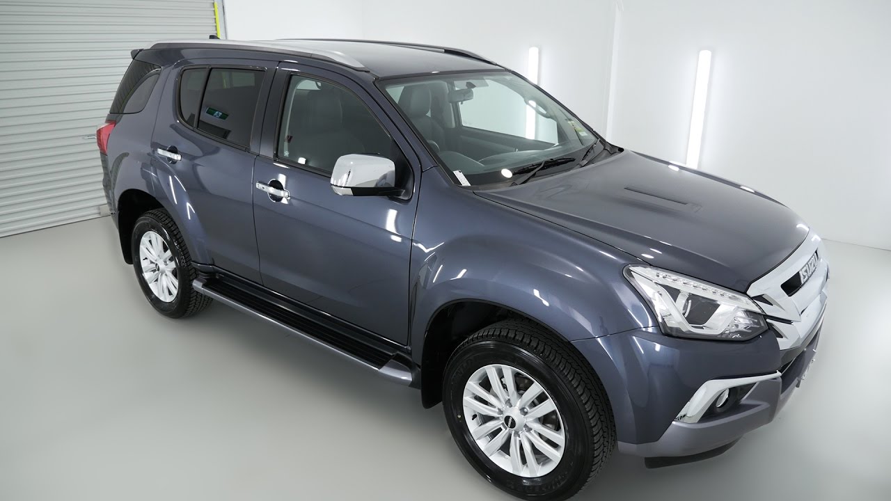 ISUZU MU X LST Wagon Obsidian Grey 4x4 Auto I001652A - YouTube