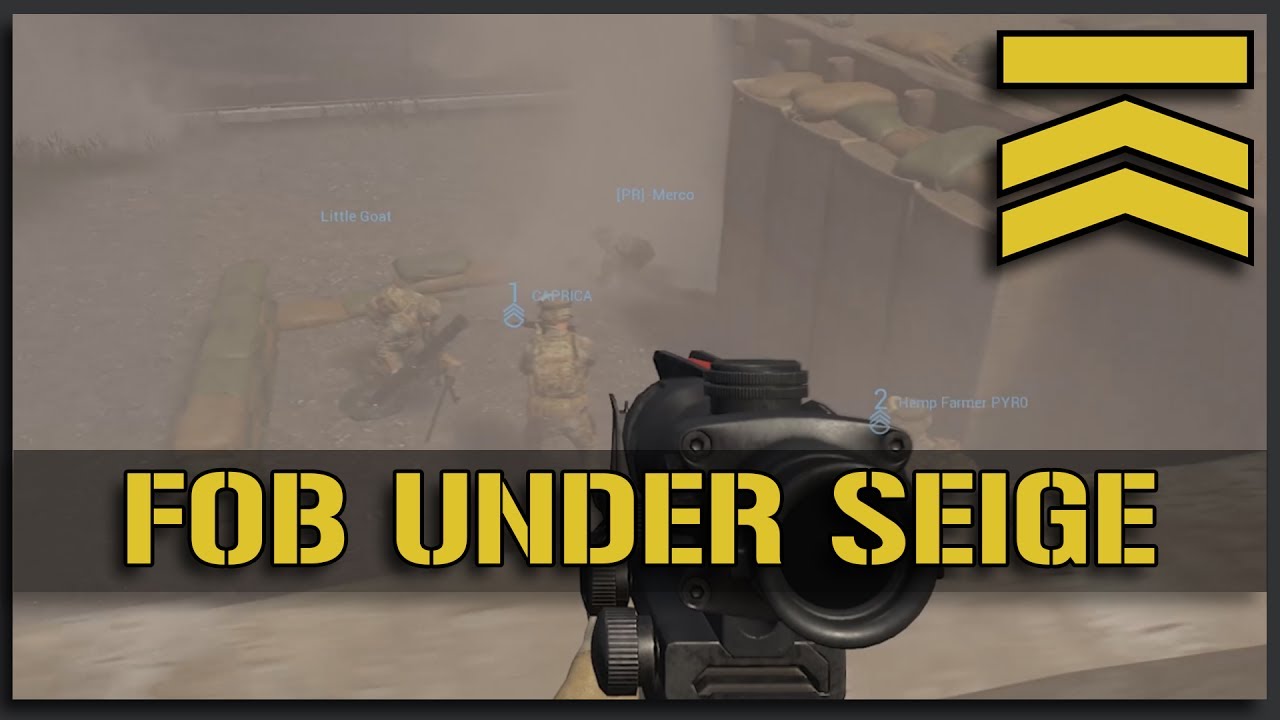 FOB Under Siege - Squad Gameplay Alpha 9.4 FOB Point Defense - YouTube