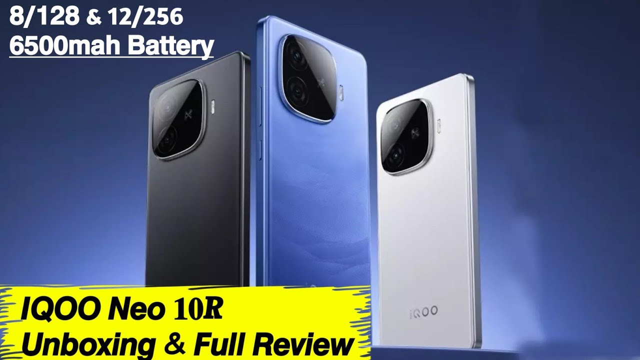 IQOO Neo 10R Unboxing & Full Review | IQOO Neo 10R Gaming Test | IQOO ...