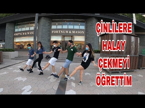 ÇİNLİLER İLE SOKAKTA İLGİNÇ DANS(TİK TOK TADINDA ) :D:D