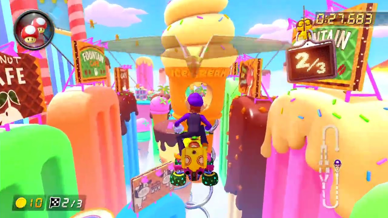 Sky-High Sundae [200cc] - 1:19.914 - dër★Hikki (Mario Kart 8 Deluxe ...