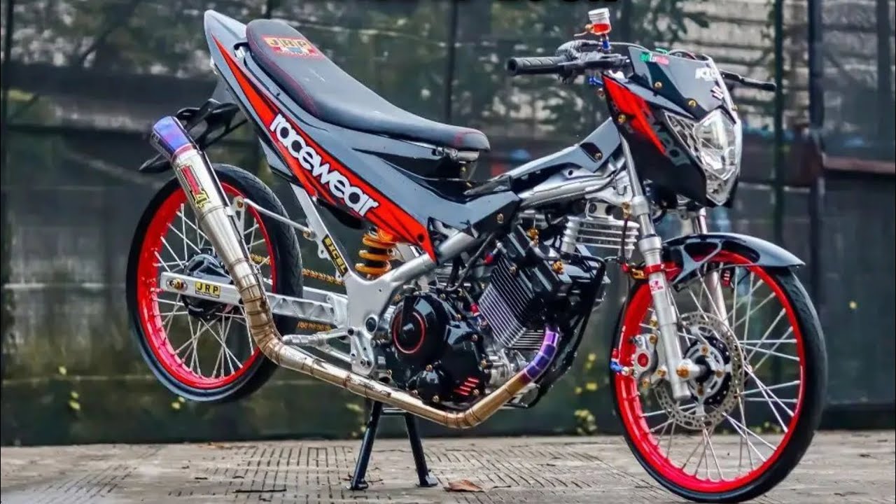 SUZUKI SATRIA F150-Facelift KONSEP RACING LOOK ‼️ JRP Thailand - YouTube