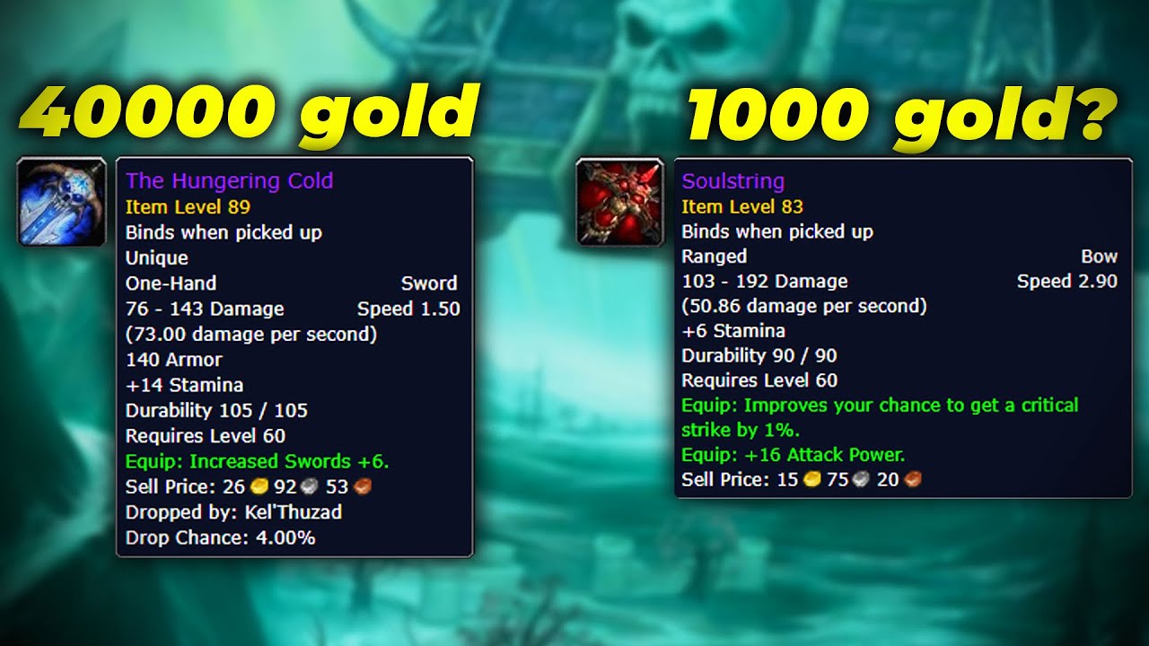 The Hungering Cold sells for 40k, but Soulstring sells for 1000?! - YouTube