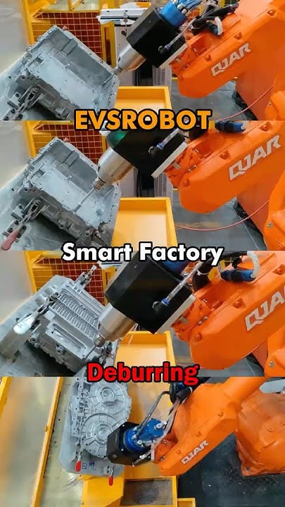 EVSROBOT - Smart Factory Deburring for New Energy Auto Parts!#evsrobot #industrialrobots # ...
