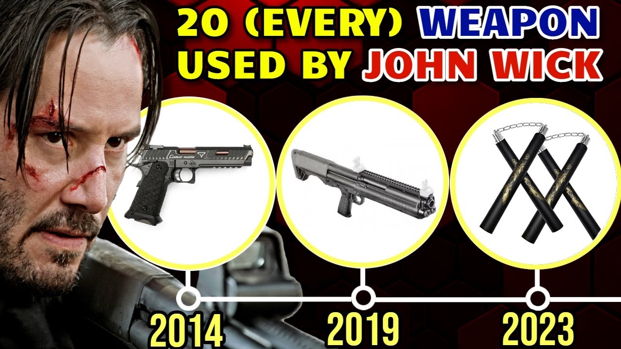 20 (Every) Insane Weapons Used By John Wick In Every Movie And Comic ...