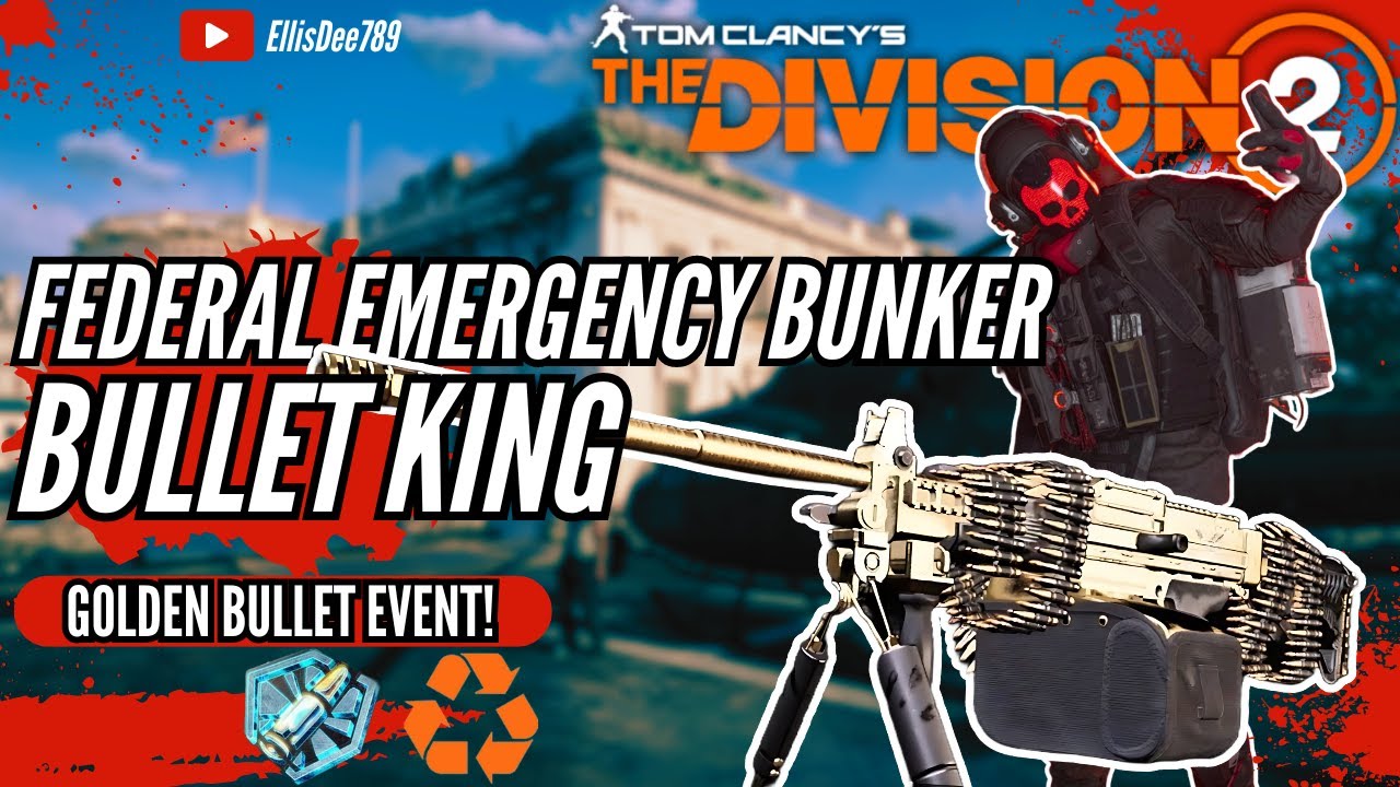 Federal Emergency Bunker GOLDEN BULLET, BULLET KING STRIKER TANK Build ...
