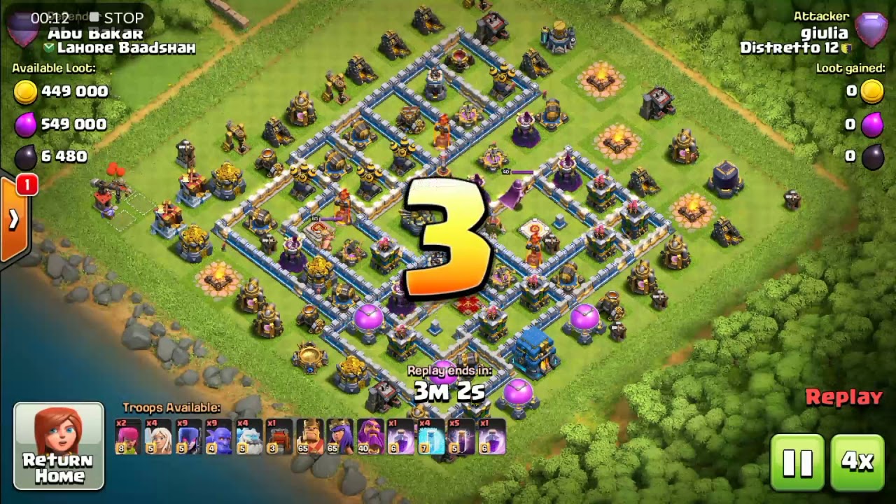 Th 12 Best Trophy Pushing Base in Legends? Th12 Epic Fails | Th12 ...