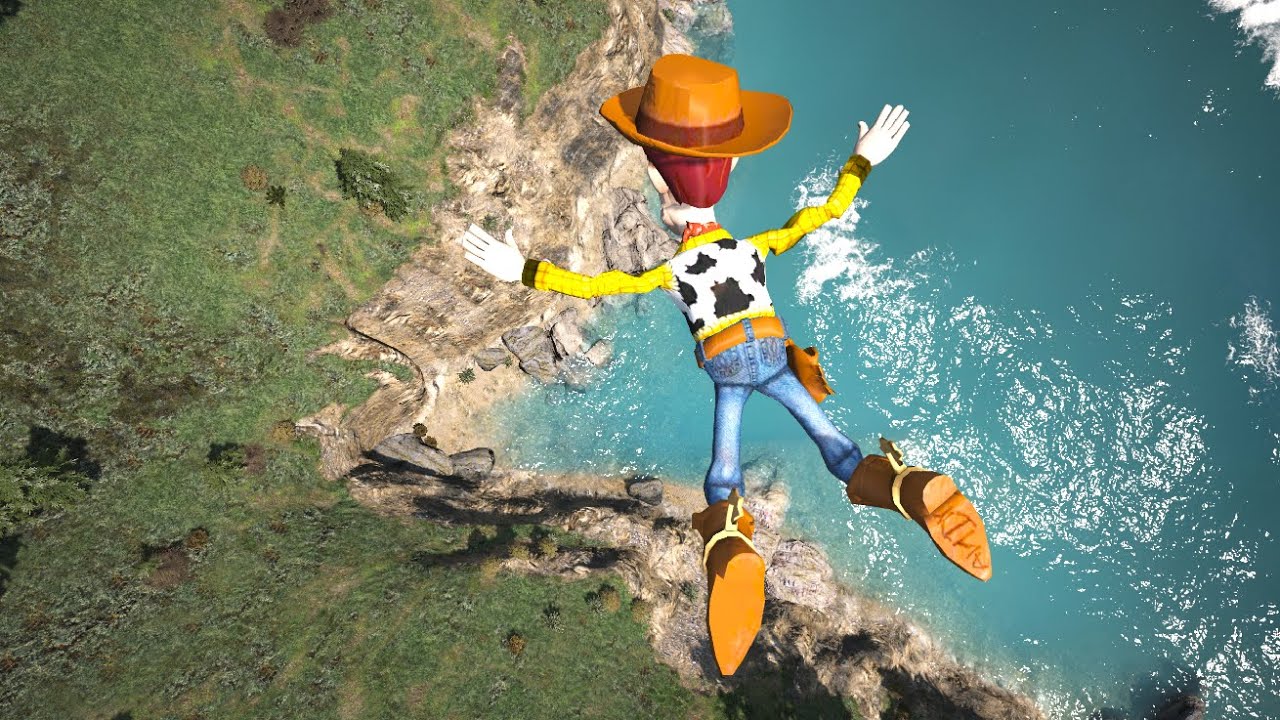 GTA 5 Water Ragdolls WOODY | Jumps/Fails vol.118 (Euphoria physics ...