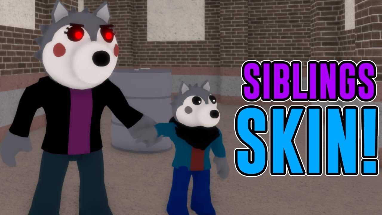 HOW TO GET THE SIBLINGS SKIN IN PIGGY BOOK 2 BUT IT'S 100 PLAYERS ...