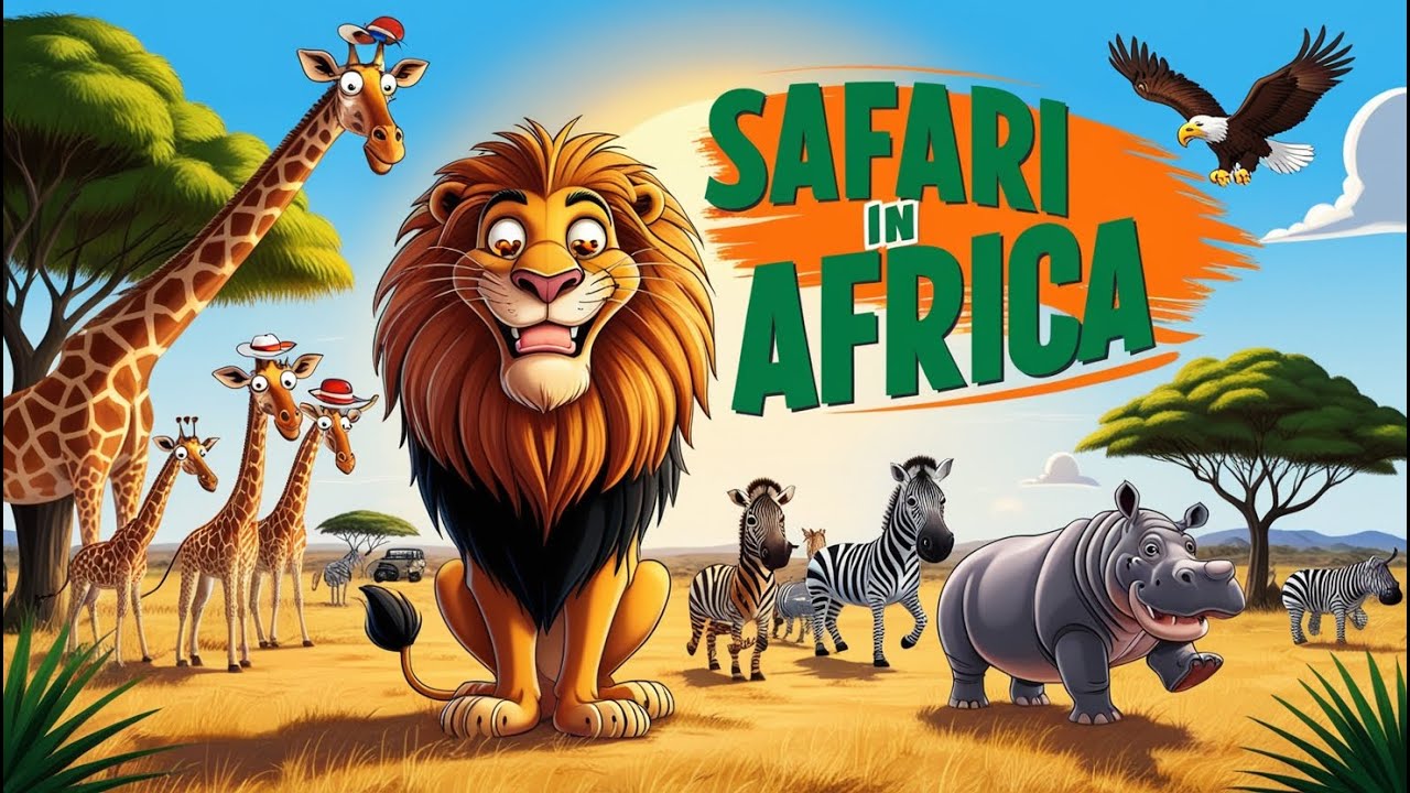 Safari Adventure in Africa! | Fun Animal Song for Kids - YouTube