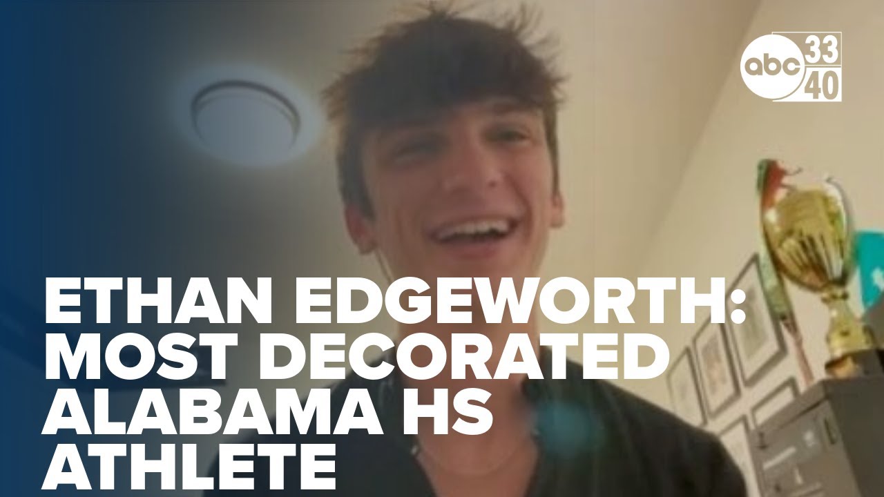 Ethan Edgeworth speaks about historic track and field high school ...