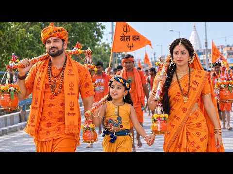 कांवड़ लेकर निकले बाल कृष्ण, यशोदा मैया और नंदबाबा | यशोमती मईया के नंदलाला | Shree Krishan Leela