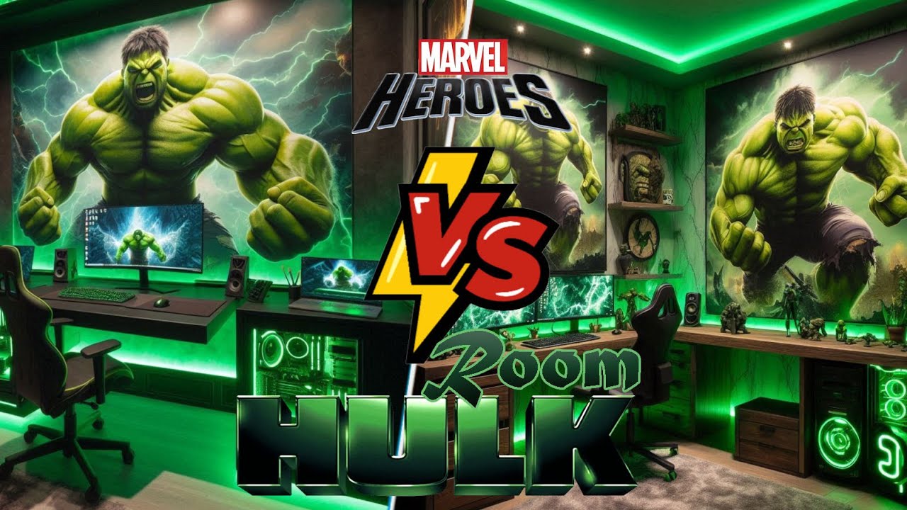 Marvel & DC Superhero Gaming Rooms! 🎮 Unveil the Ultimate Hero Setups ...