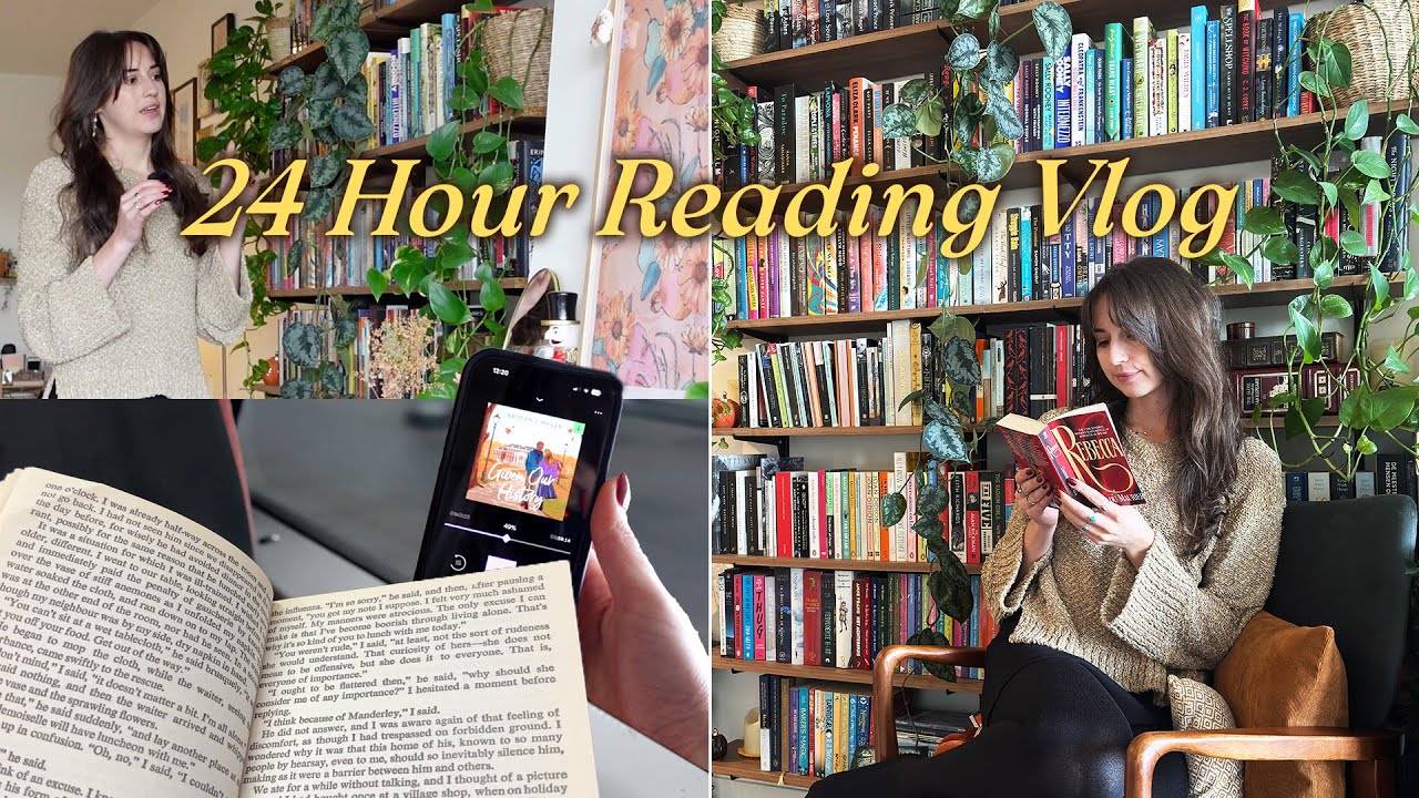 cozy 24 hours of reading 💫📖💖 daily reading vlog | Basically Britt - YouTube