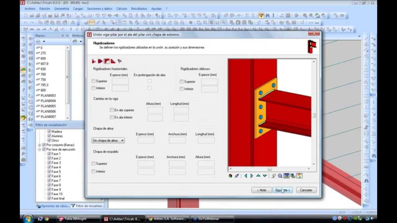 Tricalc - Workshop 1 - Tricalc Metal y T-Connect, uniones integradas en ...