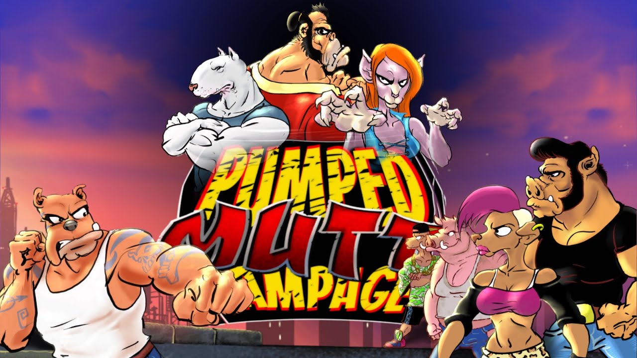 "Pumped Mutt Rampage" - An Indie Beat´em Up retro style - Gameplay ...