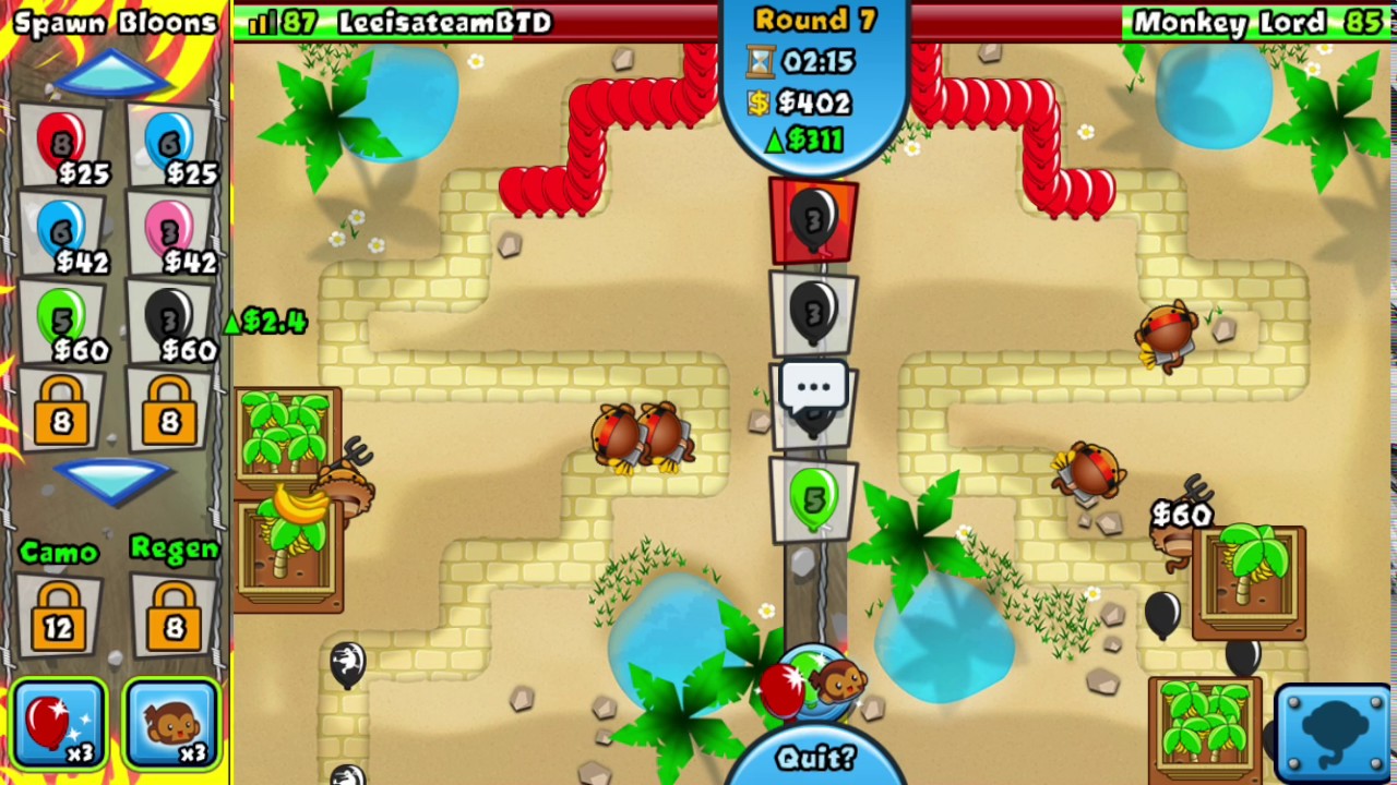 VS Monkey Lord! (BTD/ Bloons TD Battles) - YouTube