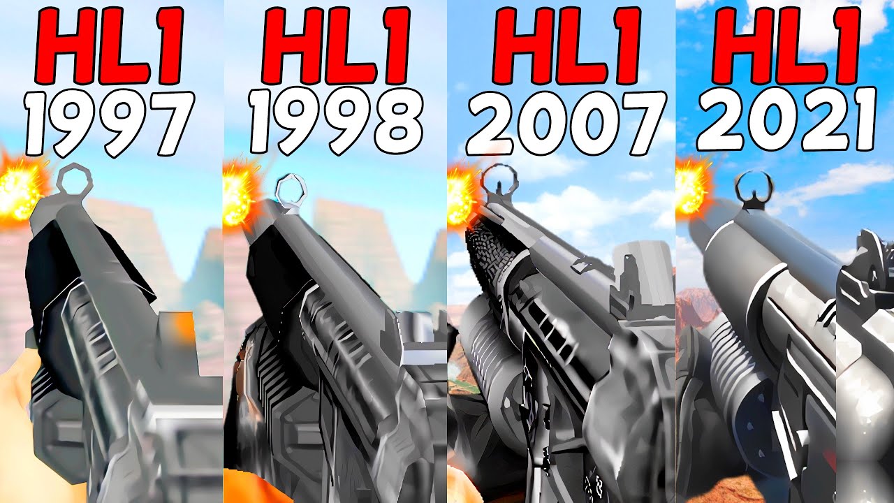 Half-Life - Beta vs. Vanilla vs. Redux vs. Remake - Weapons Comparison ...