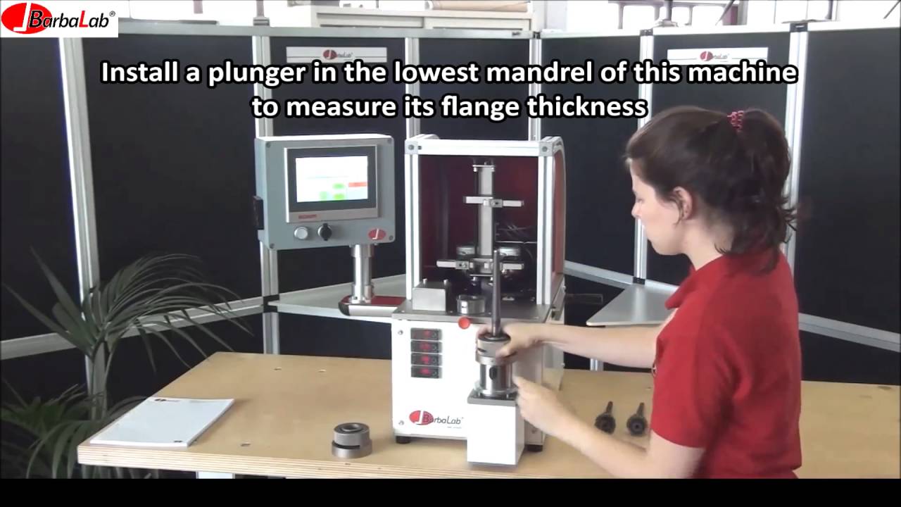 Machine to measure plungers Barbalab® MM01 - YouTube