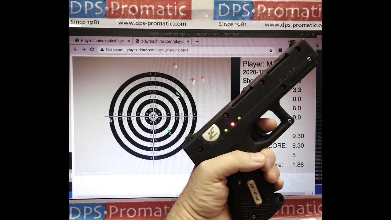 dps-target: optical shooting training system - YouTube