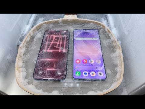 iPhone 18 Pro Max vs Samsung Galaxy S26 Ultra -18°C FREEZE Test! OMG!