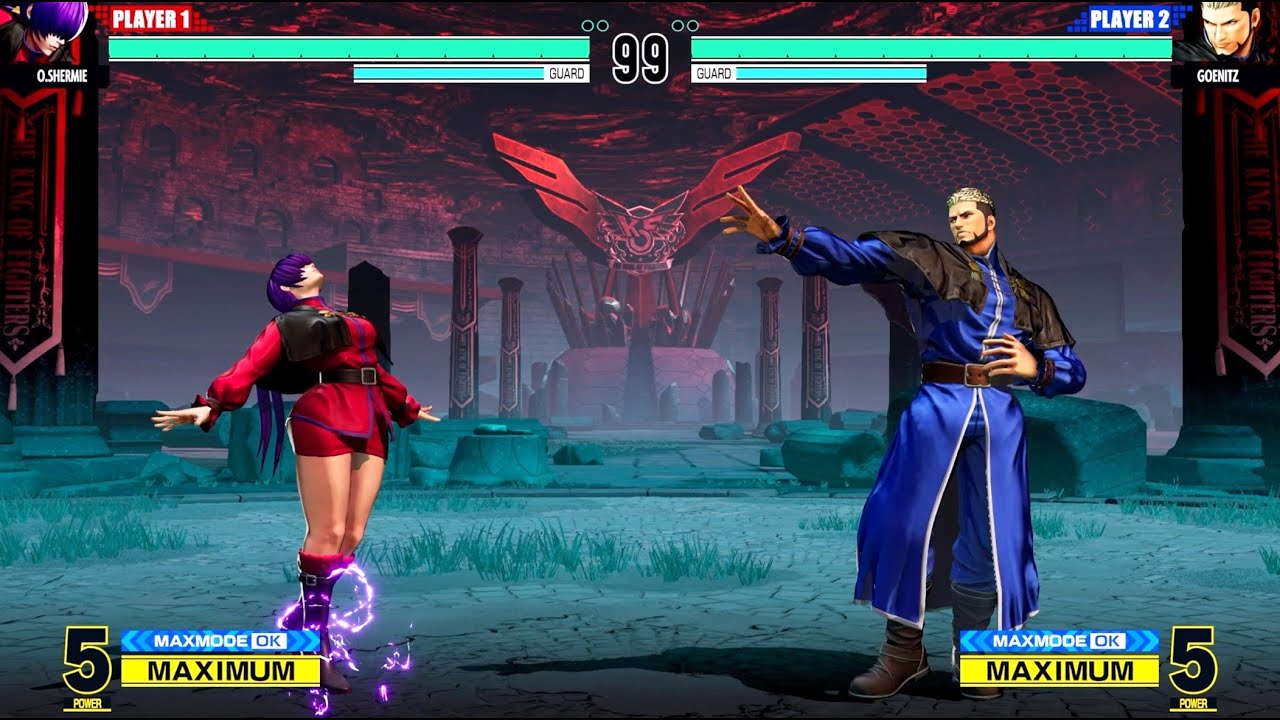 Orochi Shermie vs Goenitz (Hardest AI) - KOF XV (PS5 4K 60FPS) - YouTube