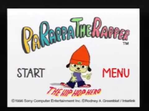Parappa the Rapper Intro & Menu Screen - YouTube