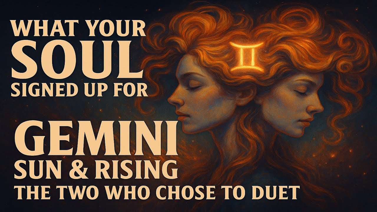 #Gemini Sun & Rising ♊️ Natal Contract - What Your Soul Signed Up For ...