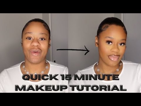 15 MINUTE MAKEUP TUTORIAL - YouTube
