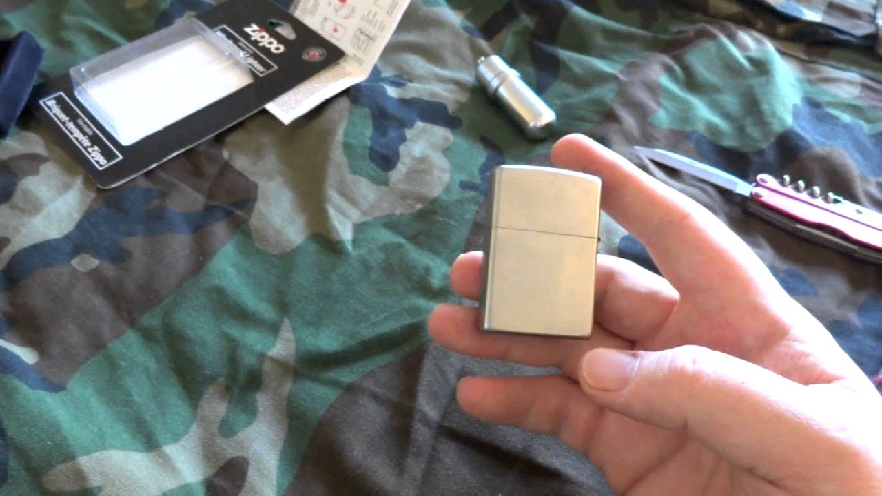 Fire Starters-Zippo Lighter-How to and review. - YouTube