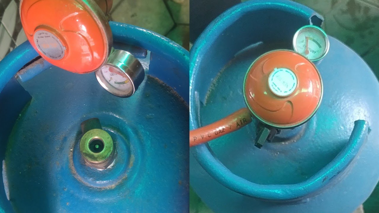 How to remove and fix gas cylinder regulator | Gas Cylinder Regulator ...