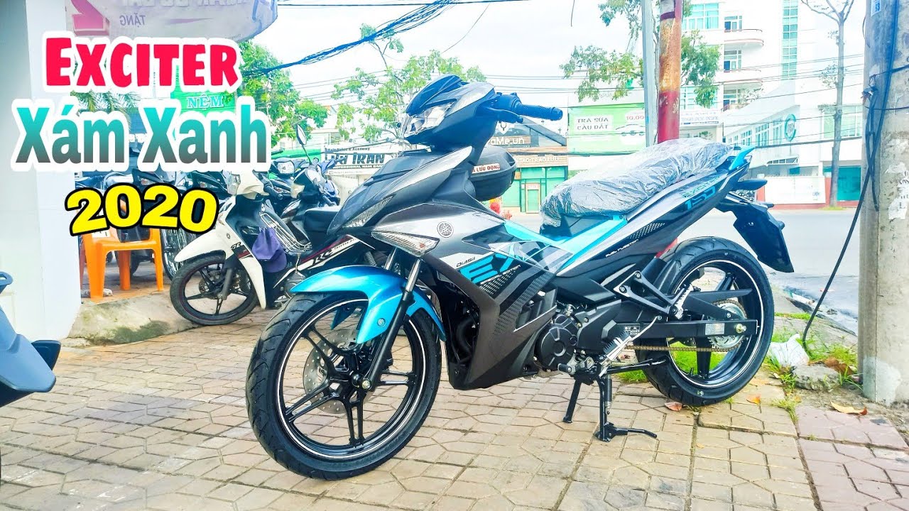 Xe Exciter 2020 Xám Xanh Đen Mới Nhất | Hỗ Trợ Trả Góp | Yamaha Exciter ...