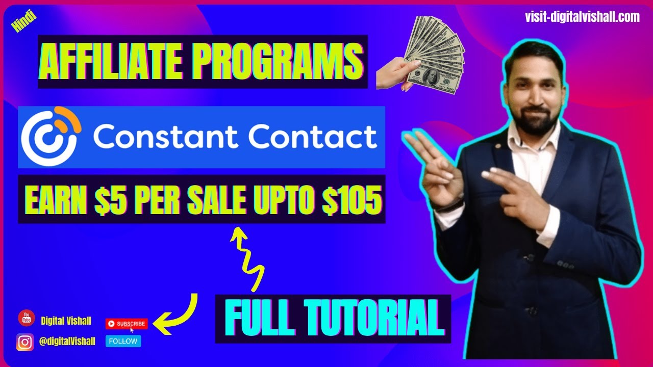 Constant Contact Affiliate Program Make Money Online2021 Work From Home ...