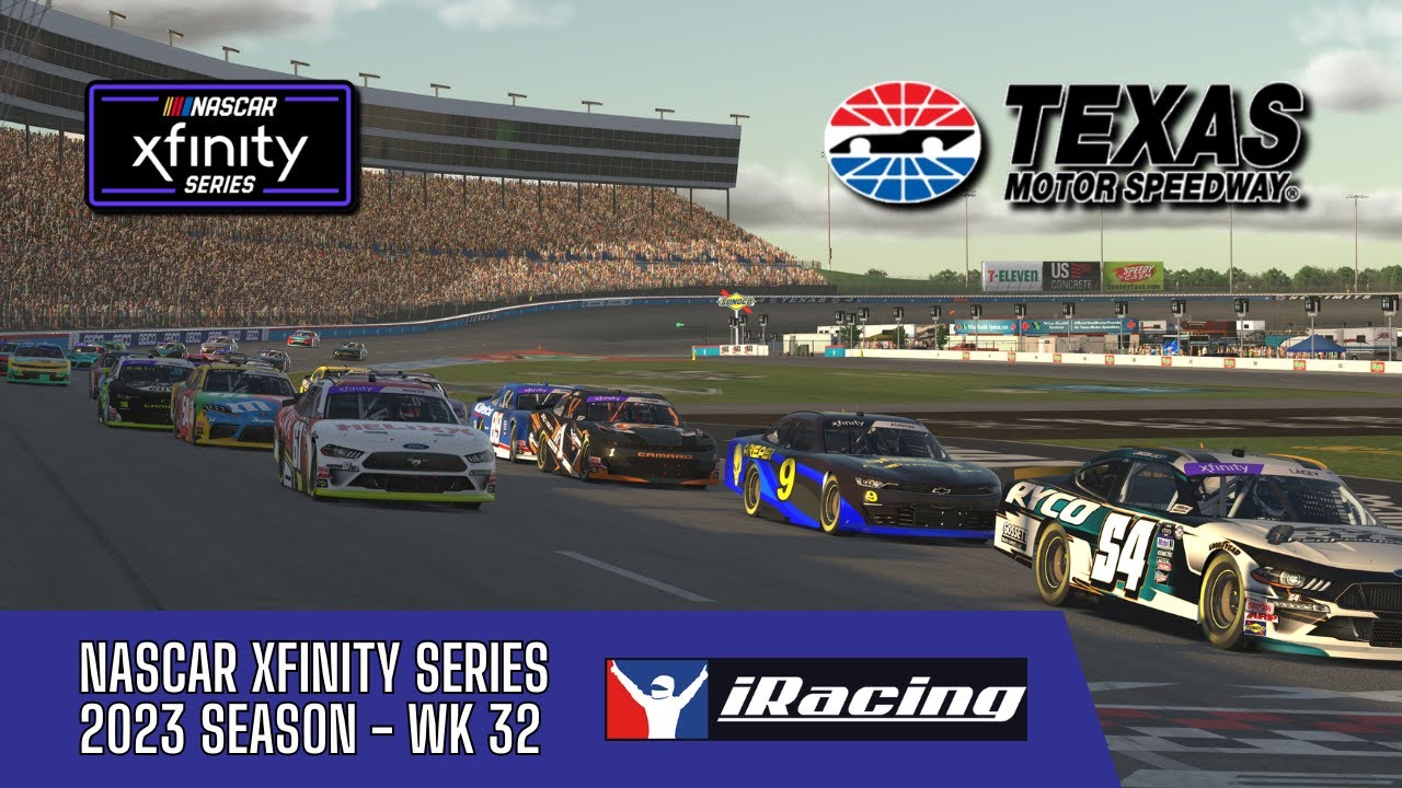 NASCAR iRacing Xfinity Series at Texas Motor Speedway - YouTube