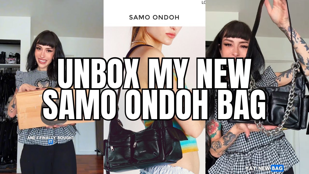 UNBOX MY NEW SAMO ONDOH BAG WITH ME 🖤 🎀 - YouTube