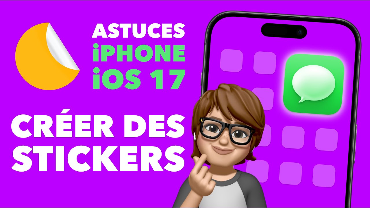 Créer des EMOJI et stickers sur iPhone à partir d’une photo - YouTube