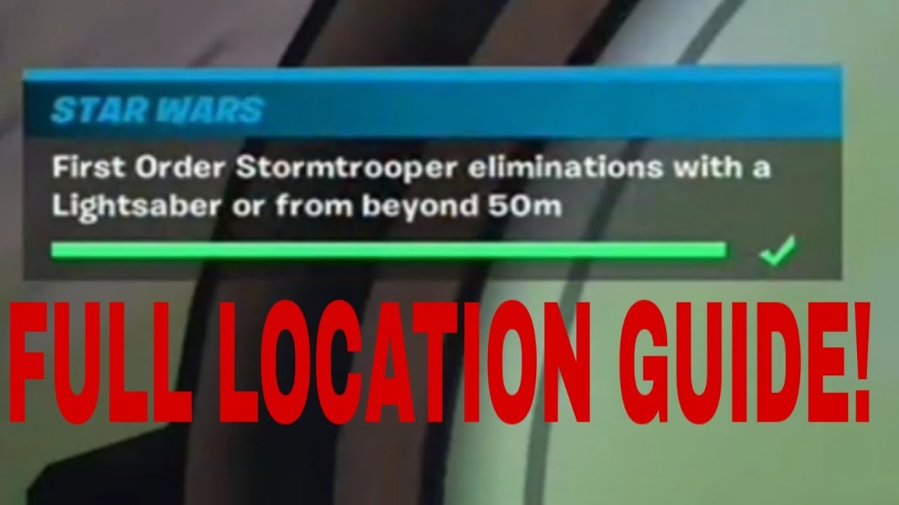 Fortnite | First Order Stormtrooper elimination with a Lightsaber or ...