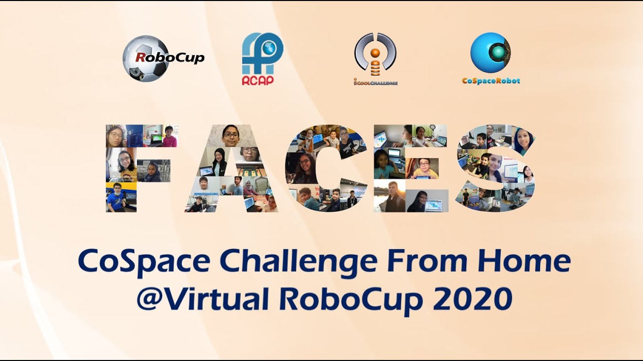Faces of CoSpace Challenge From Home @Virtual RoboCup 2020 - YouTube