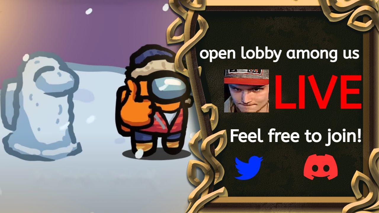 Among us stream playing with viewers!!, open lobby - LIVE - YouTube