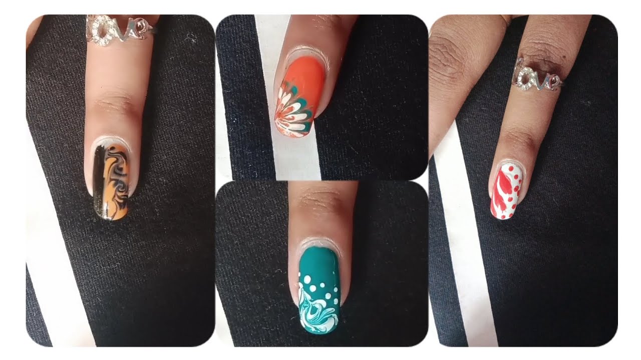 Easy and beautiful 😘nail design at home💅 ||Re Nail Art || please like ...
