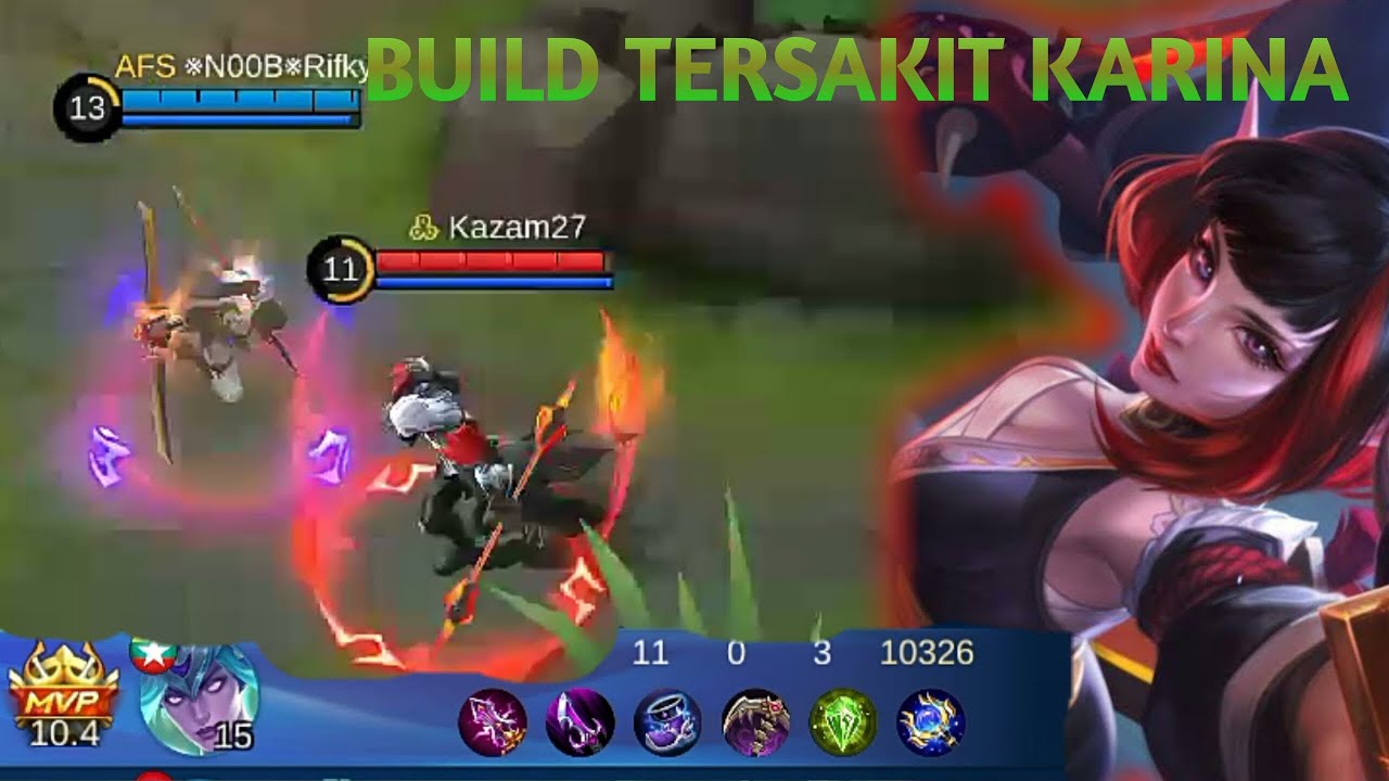 Karina Build tersakit 2020 dan cara mengatur posisi karina - YouTube